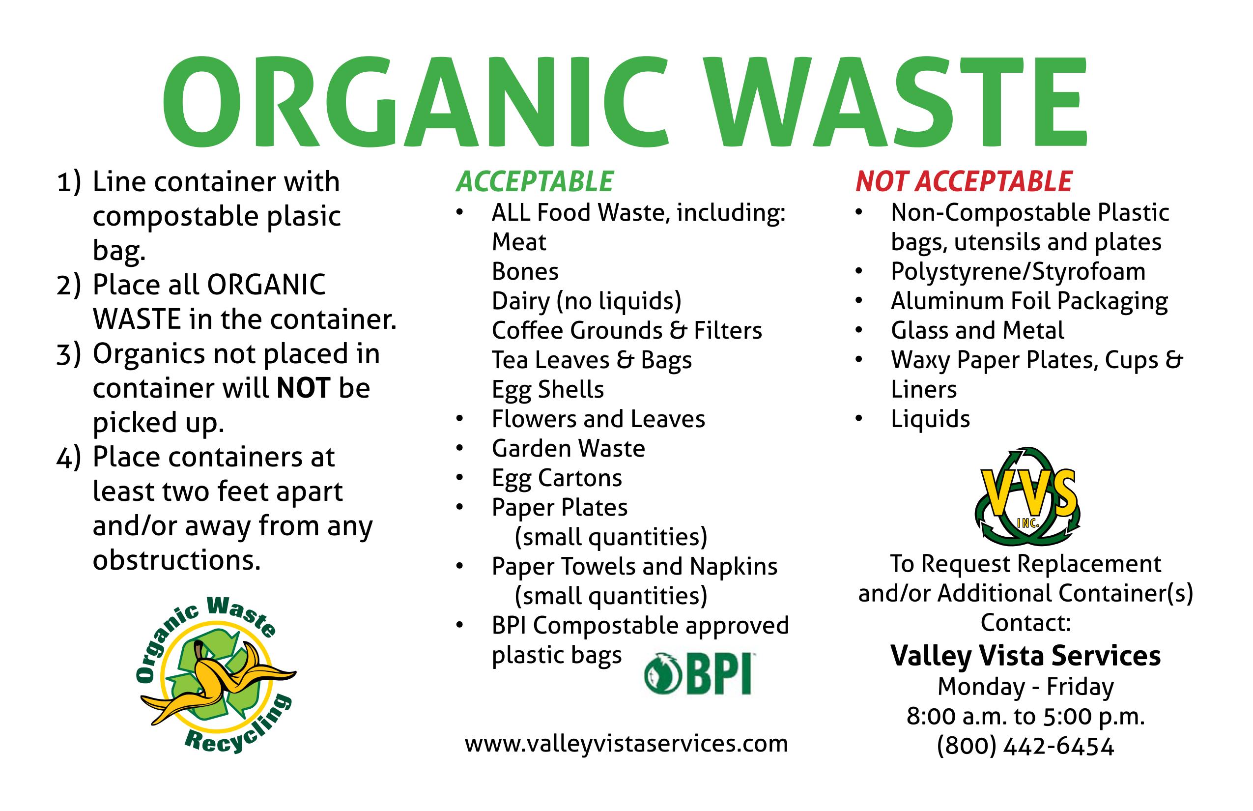 Recycling – Valley Vista Services