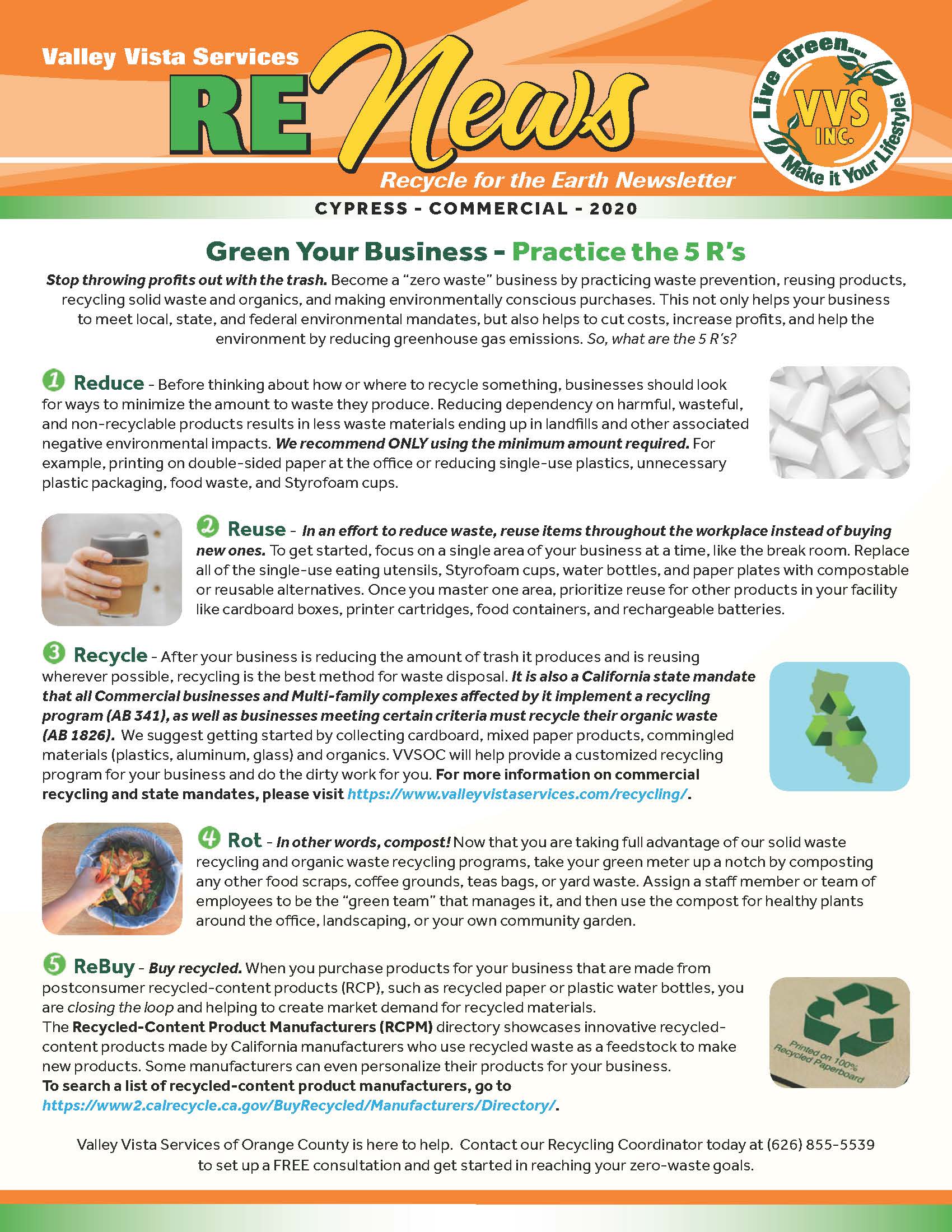 Commercial Newsletters – Valley Vista Services